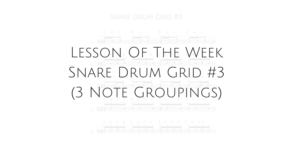 snare drum grid
